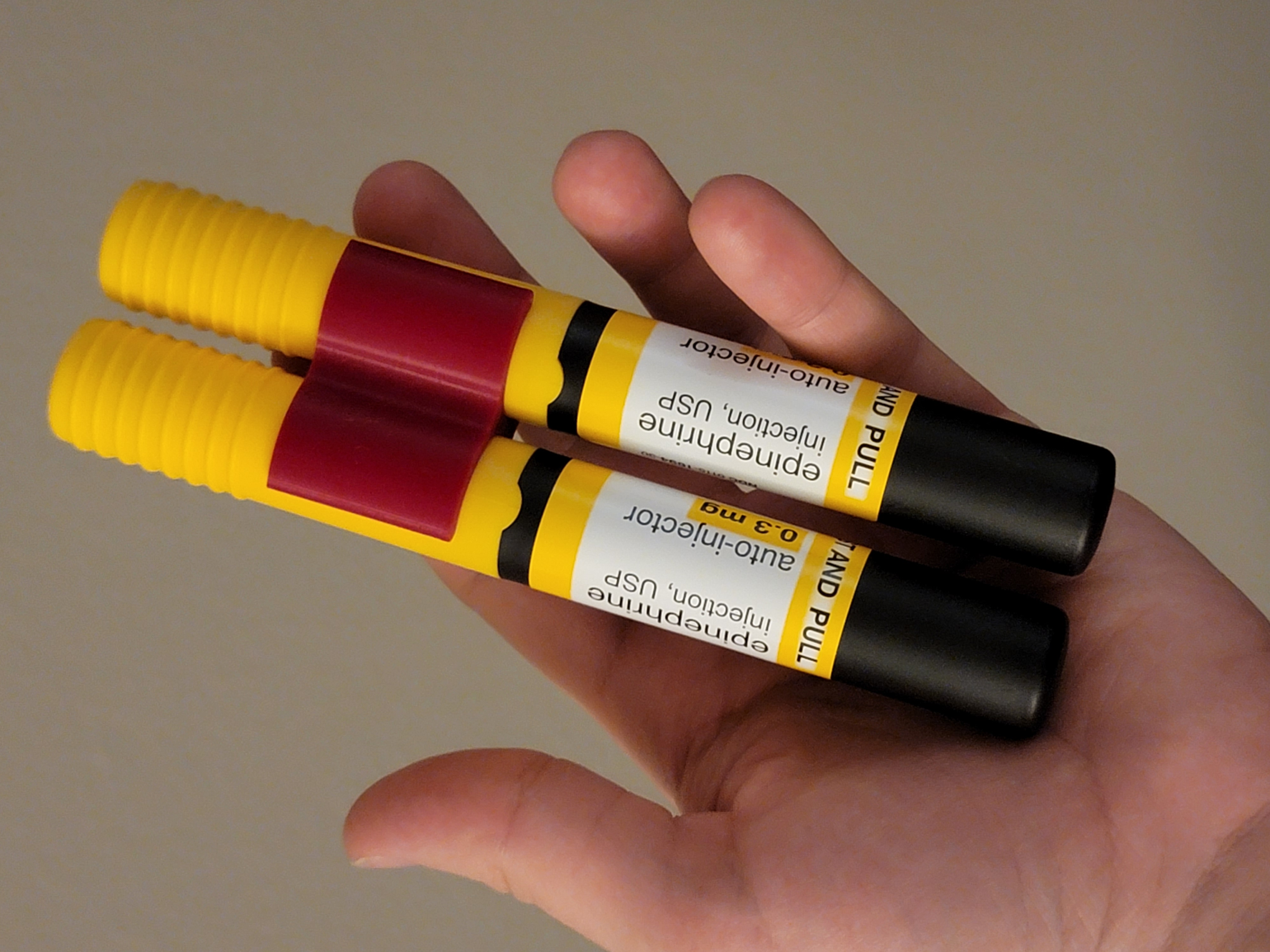 Generic Epipen Clip - Holds 2 Injectors by Three_Body_Problem ...