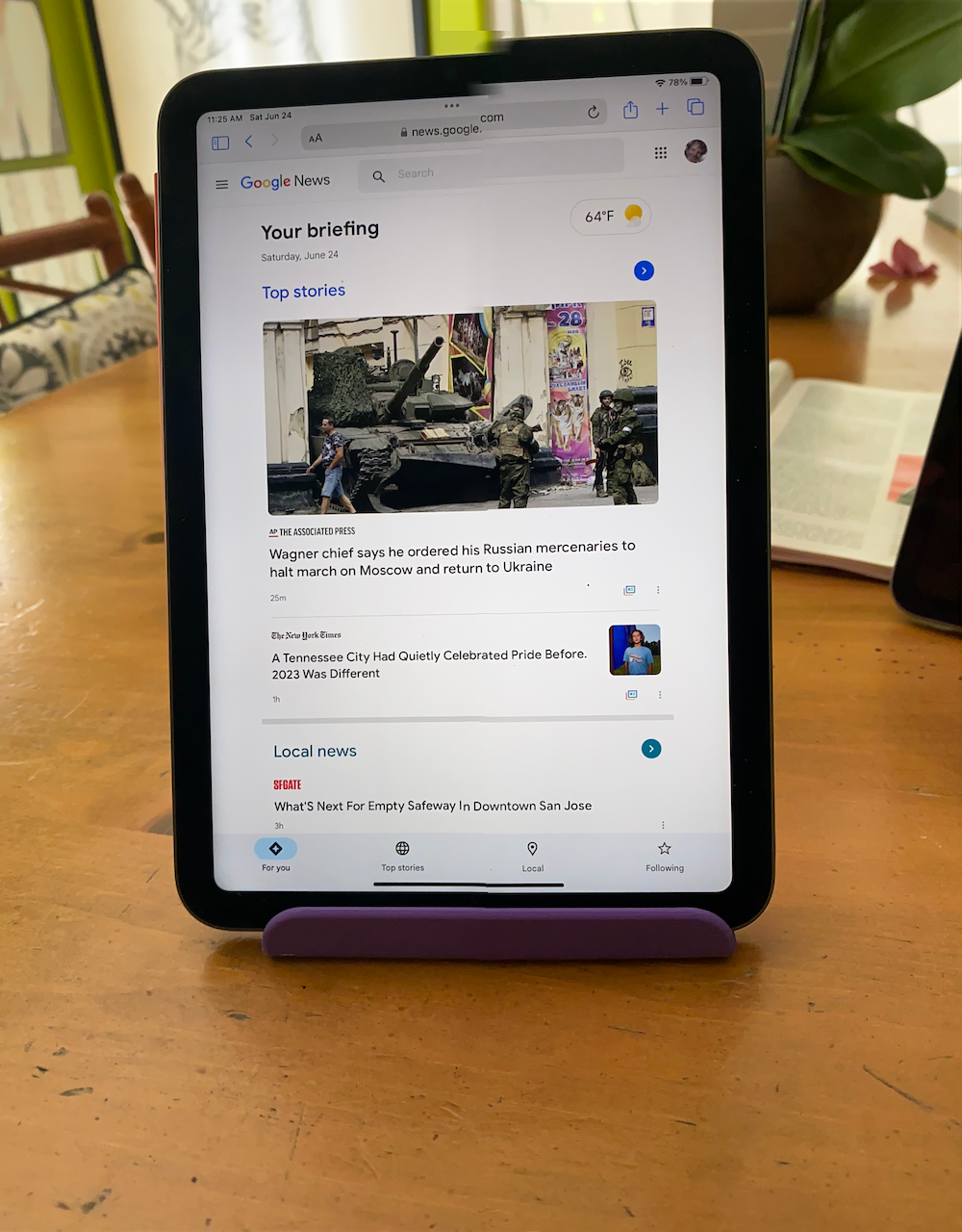 Phone/Tablet/Reader Holder by PeteJ | Download free STL model ...
