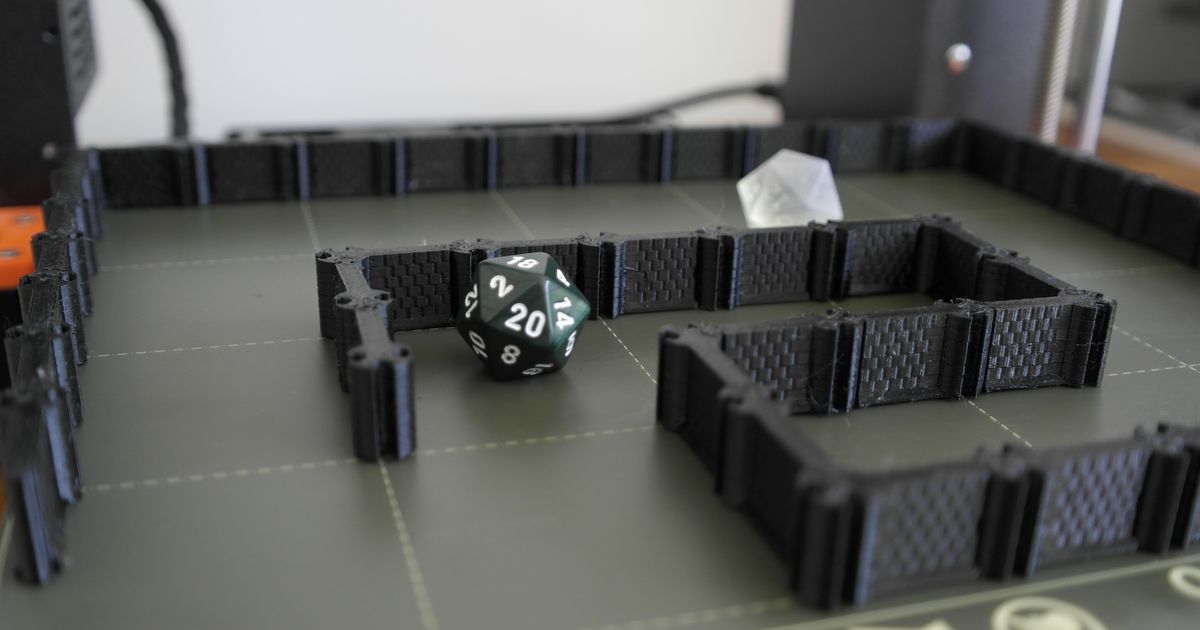 Snap Walls for D&D by Axel Sandoval | Download free STL model ...