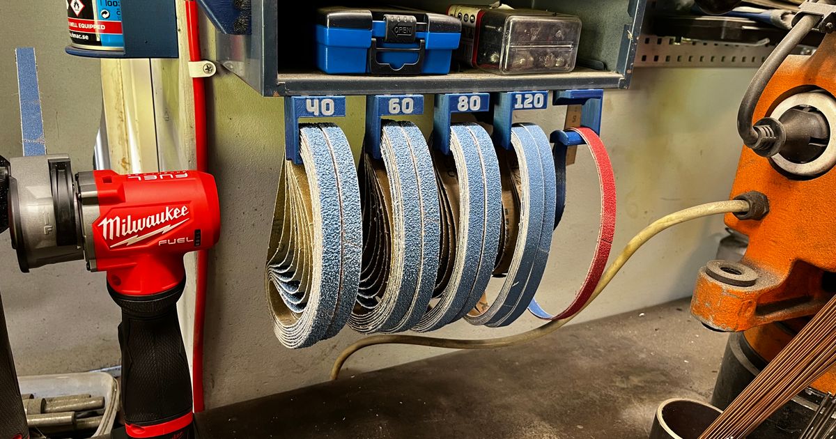 Magnetic band file band holder by Silfer | Download free STL model ...