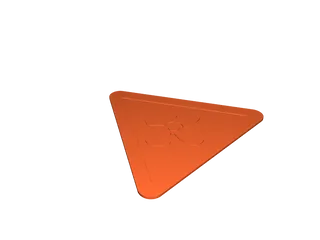 Fan hazard warning symbol by Toxværd | Download free STL model ...