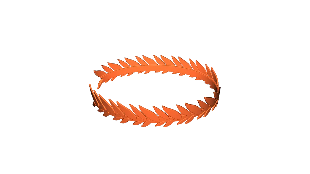 Caesar Crown / Civic Crown / Lorbeerkranz / princess crown upside down ...