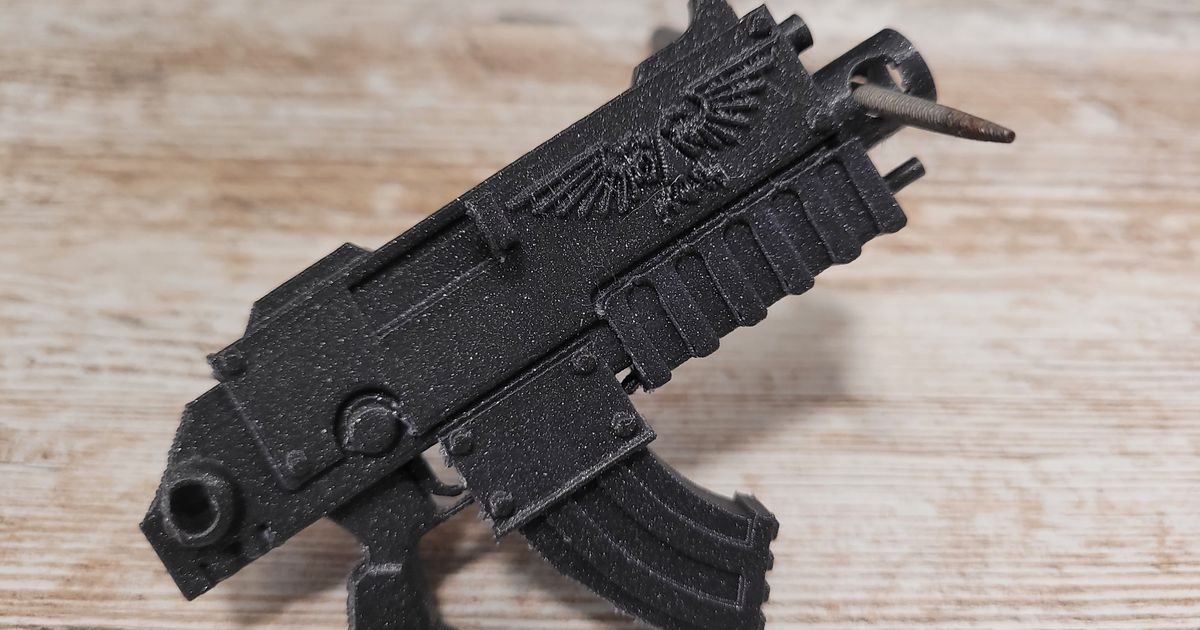 Bolter Gun WH40K von Knowicz | Kostenloses STL-Modell herunterladen ...