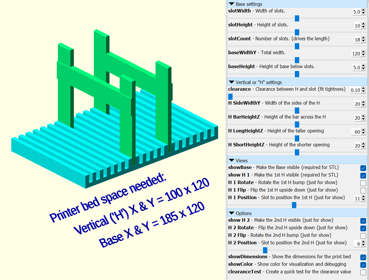 Adjustable Holder (OpenSCAD) by SteveS42 | Download free STL model ...