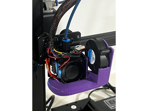 CR-10 Smart 5015 dual duct part cooling fan upgrade. by Blaze ...