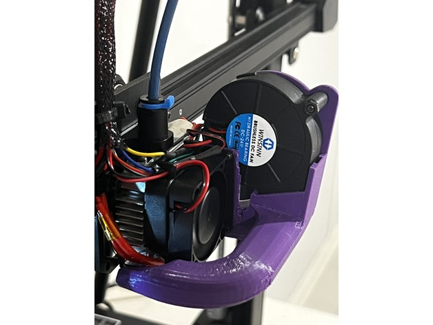 CR-10 Smart 5015 dual duct part cooling fan upgrade. by Blaze ...