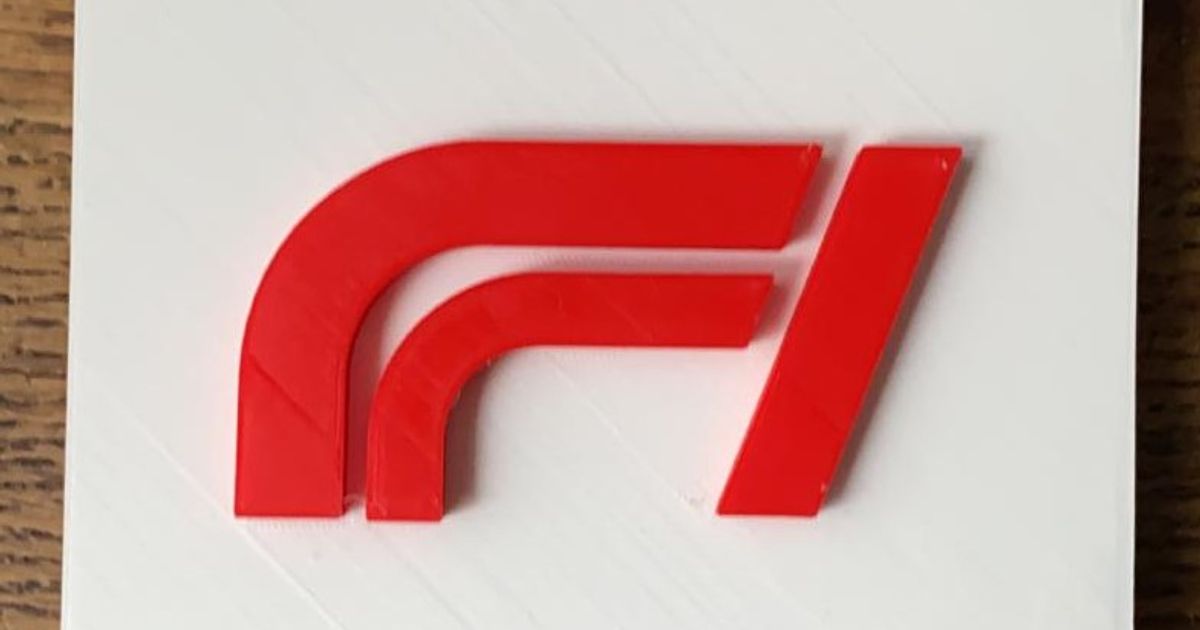 Formula 1 logo by Robbemar | Download free STL model | Printables.com