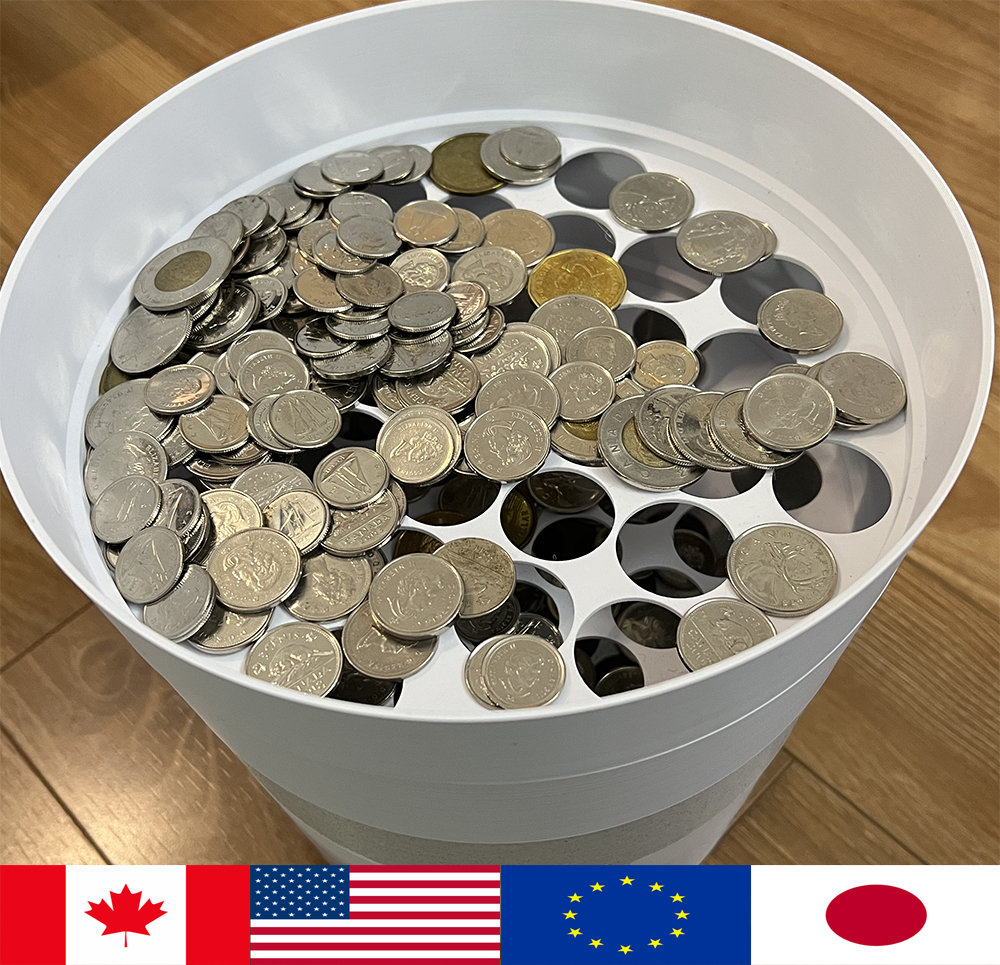 Stackable Coin Sorter (Canadian, US, Euro, JPN, Fusion 360 included ...