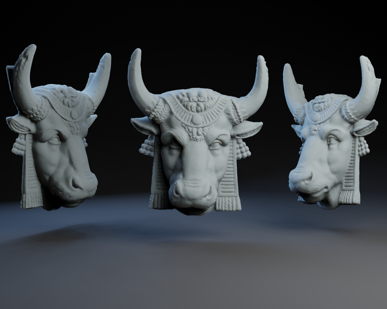 Ox Head by Peter Farell | Download free STL model | Printables.com