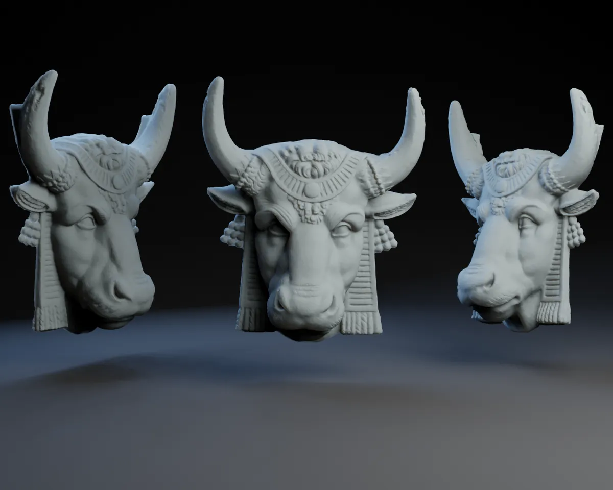 Ox Head by Peter Farell | Download free STL model | Printables.com