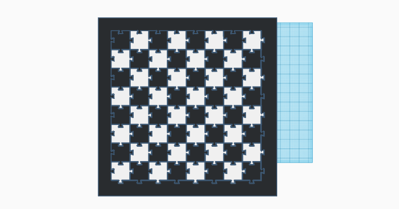 puzzle piece chess board (work in progress) by Caleb Jones | Download ...