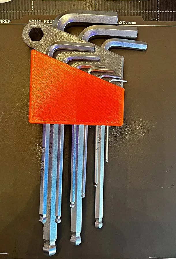 Hex keys holder by esox | Download free STL model | Printables.com