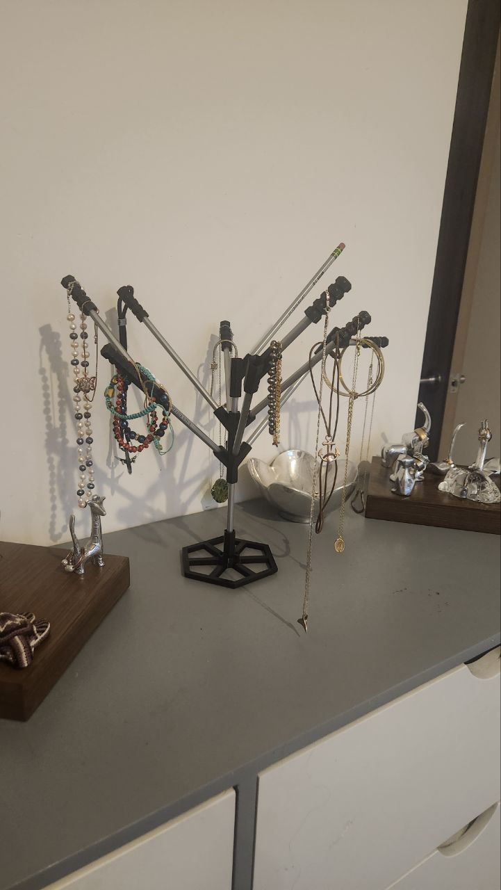 Jewelry tree (Build it with pencils) by Bearlord | Download free STL ...
