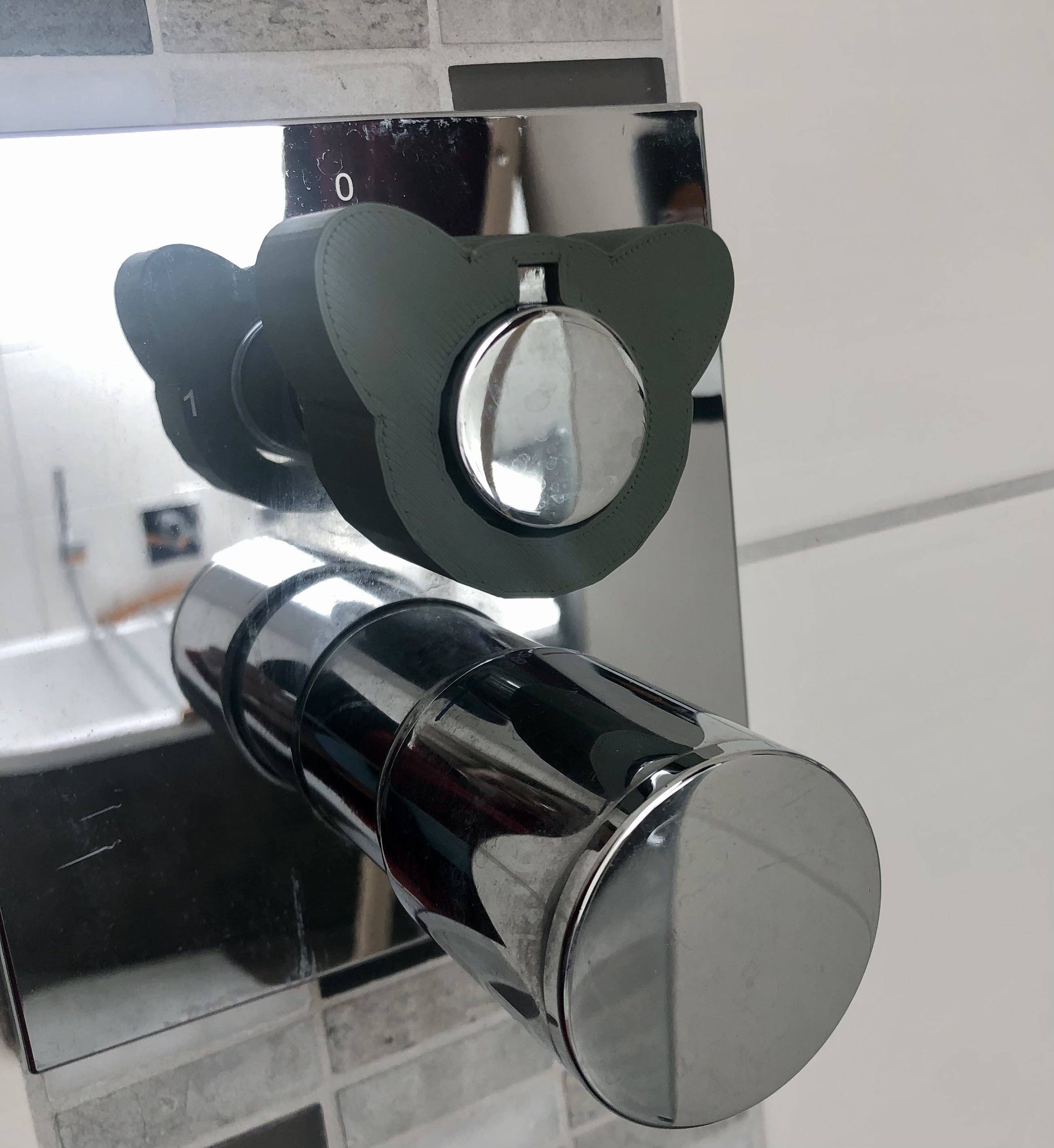 shower handle by Pedi-3D | Download free STL model | Printables.com