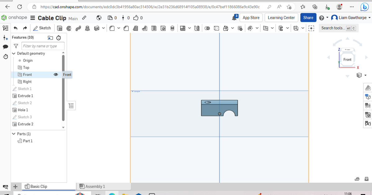 Basic Screw in Cable Clip by Liam | Download free STL model ...
