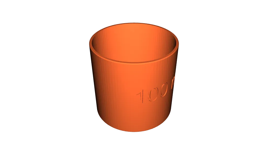 Doseur 100ml by Didier502 | Download free STL model | Printables.com