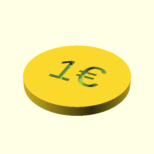 Configurable Euro Coins by Vladimir Vitkov | Download free STL model ...