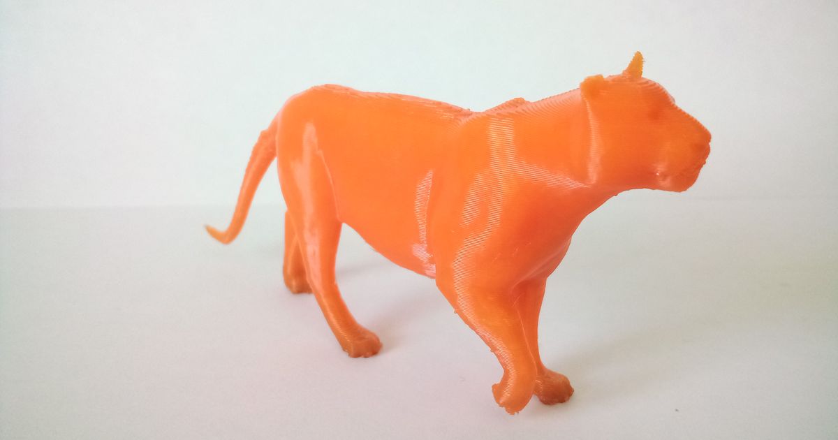 Tiger figure by ELY 3D | Download free STL model | Printables.com