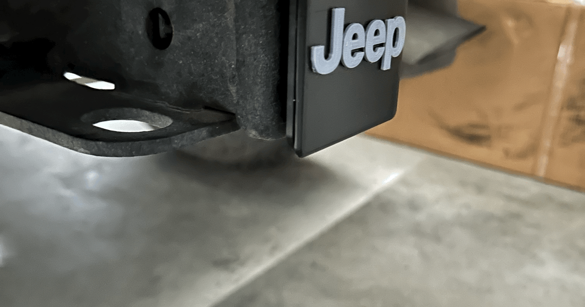 Jeep Hitch Cover (2 inch) by mtrohr | Download free STL model ...