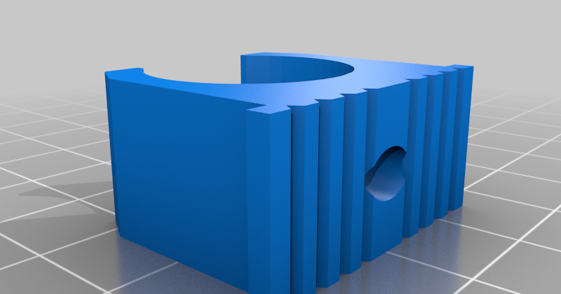 Mounting clip for 20mm cable pipes by Ranseyer | Download free STL ...