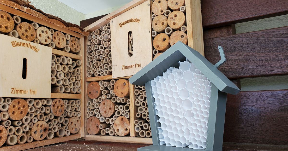 Insect Hotel with Customizable Hole Sizes by SJB4127 | Download free ...
