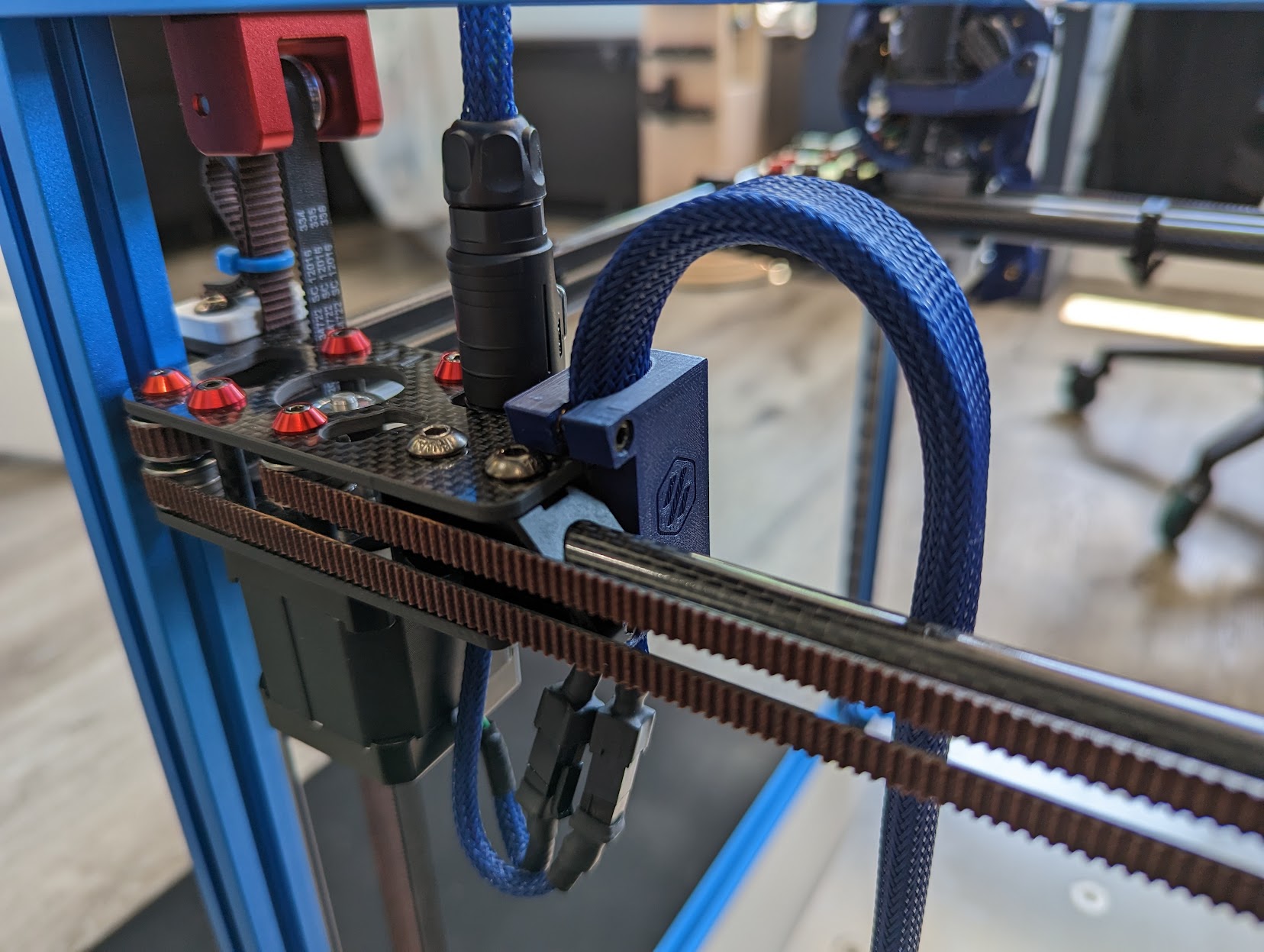 Voron 2.4 Carbon Gantry Z Cable Mount by Verris | Download free STL ...