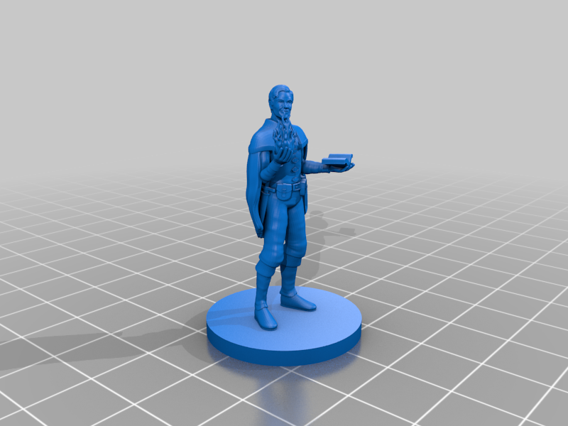 Short-haired mage by EdwinD | Download free STL model | Printables.com