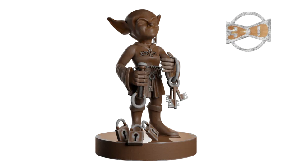 Jingle Jangle Goblin with Keys by EdwinD | Download free STL model ...