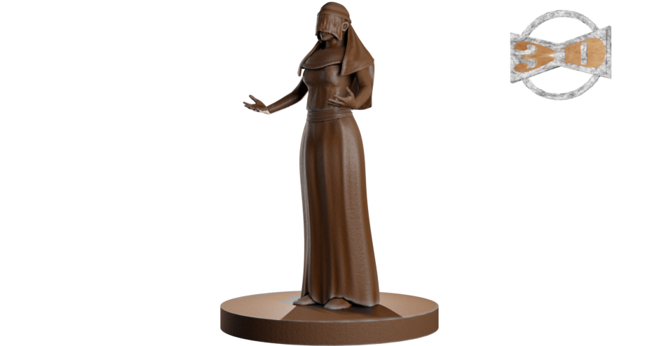 Veiled Priestess by EdwinD | Download free STL model | Printables.com Veiled Priestess by EdwinD | Download free STL model | Printables.com