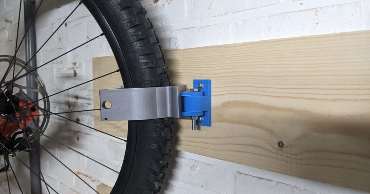MTB wall mount with pivot by Sus Bronckaers | Download free STL model ...