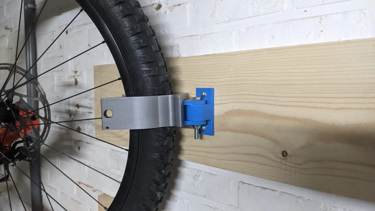 MTB wall mount with pivot by Sus Bronckaers | Download free STL model ...