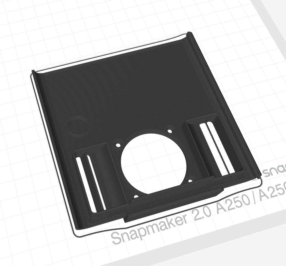 Snapmaker Dual Extruder door replacement with a cooling fan by Mateusz ...