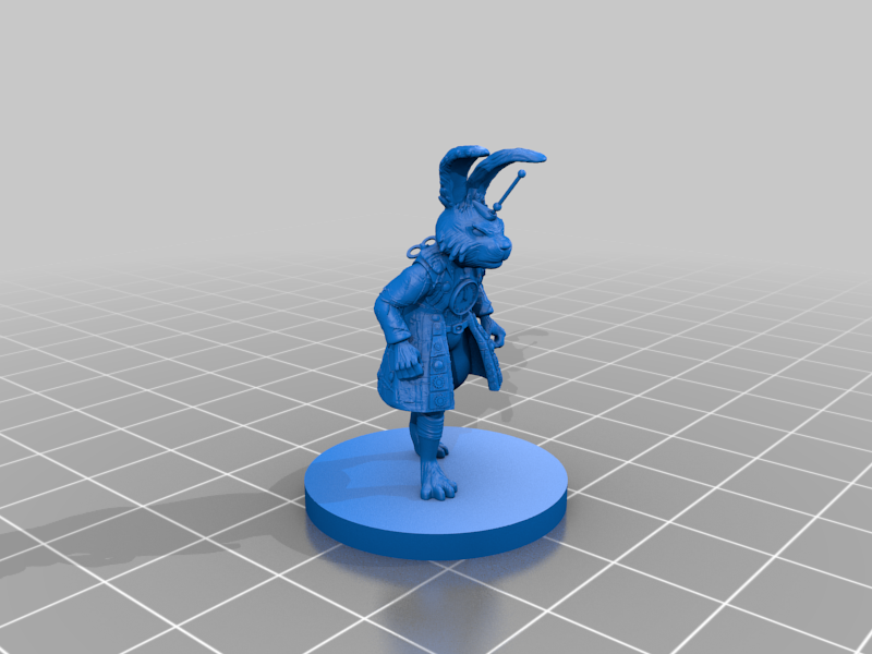 Cursed Clockwork Rabbitfolk by EdwinD | Download free STL model ...