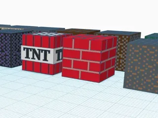 Minecraft Style Stacking Blocks by Contrive3D | Download free STL model ...