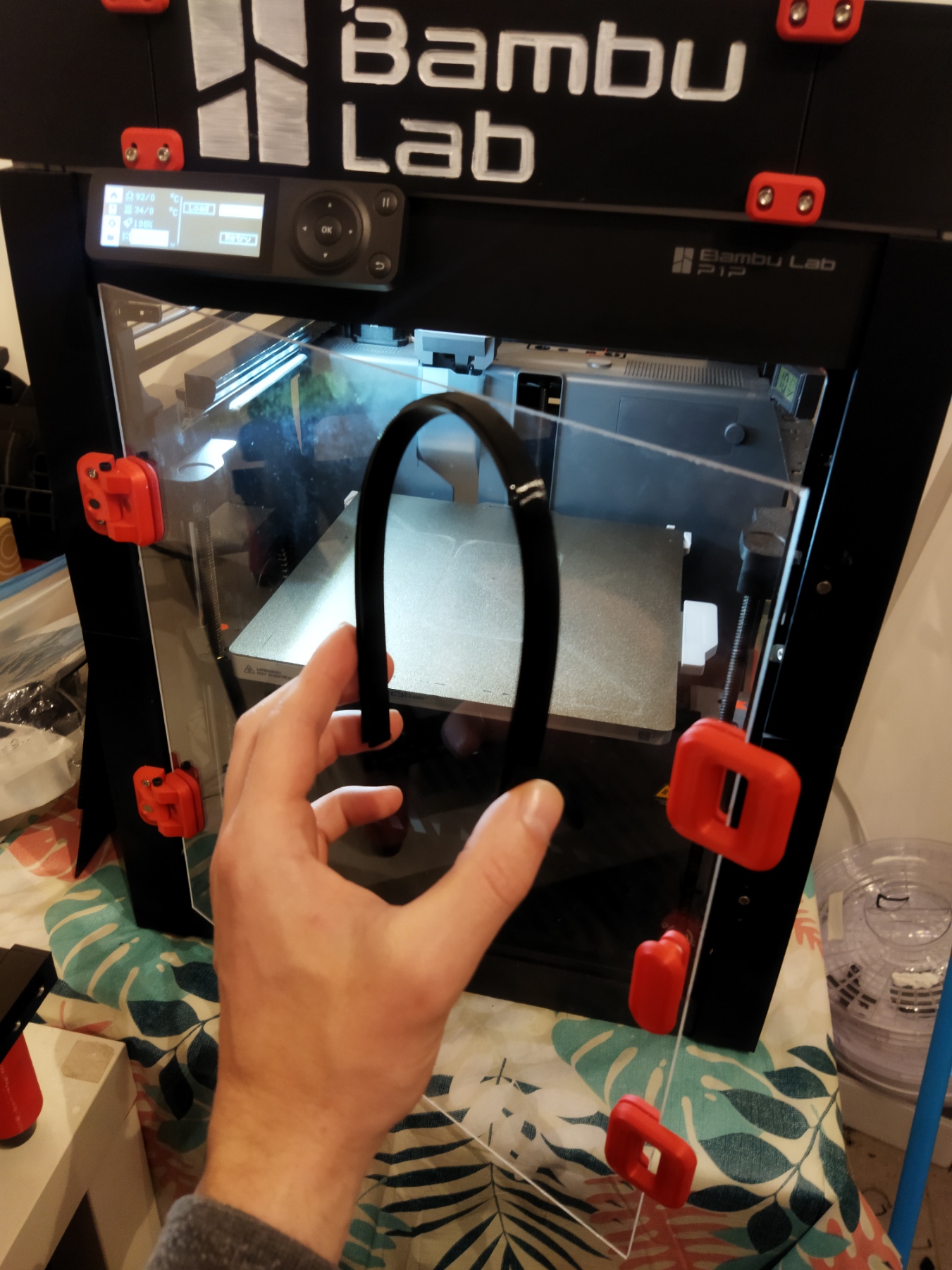 Bambu P1P ARC Enclosure - TPU Door Seal - No More Rattling von ap ...