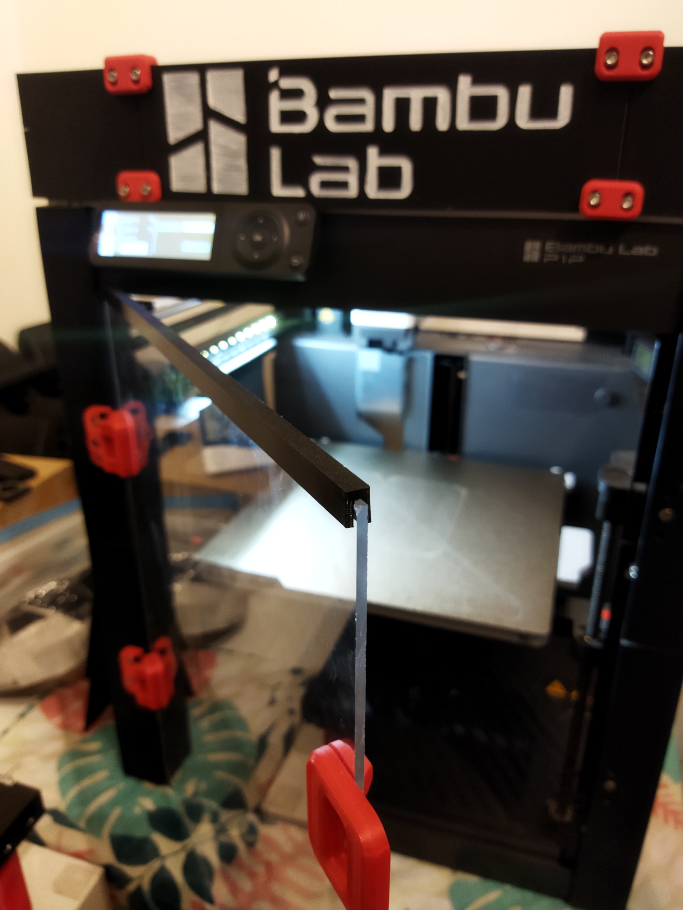 Bambu P1P ARC Enclosure - TPU Door Seal - No More Rattling von ap ...