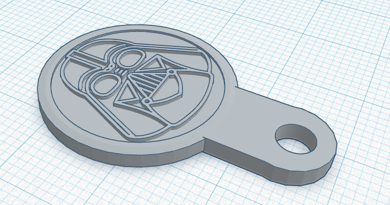STAR WARS DARTH VADER KEYCHAIN / CART COIN by Vojta Defeld | Download ...
