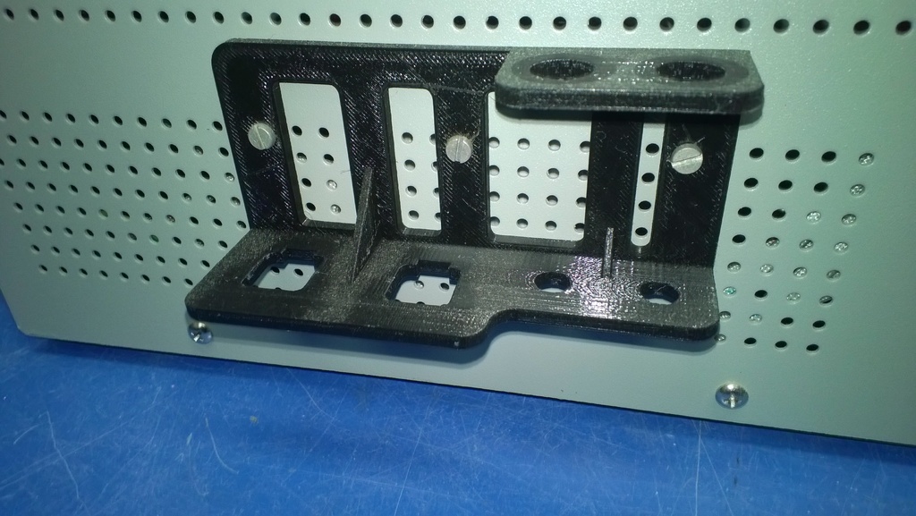 Cable plug holders, Lab power supply by JEpiston | Download free STL ...