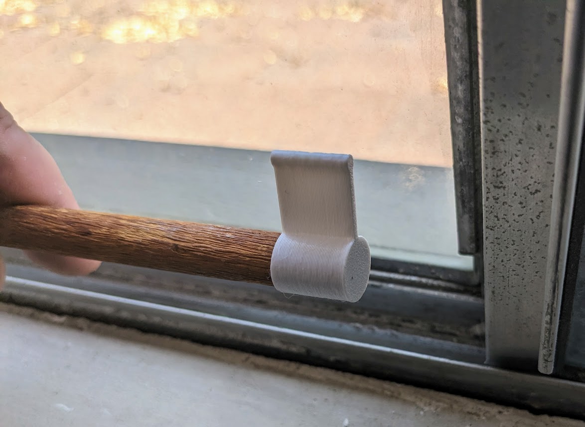 Window Security Dowel Tab (Parameterized w/OpenScad) by IvyMike ...