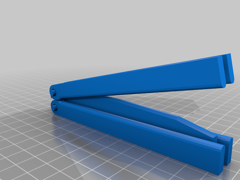 Print in Place Balisong by naewornje | Download free STL model ...