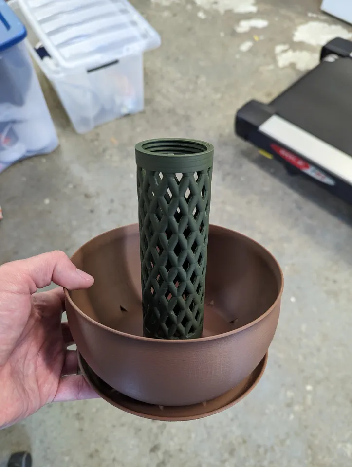 Moss pole pot by John W | Download free STL model | Printables.com