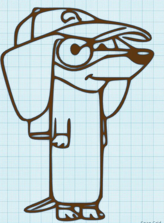 SNICKERS - BLUEY-WALL ART by Ogama Industries | Download free STL model ...