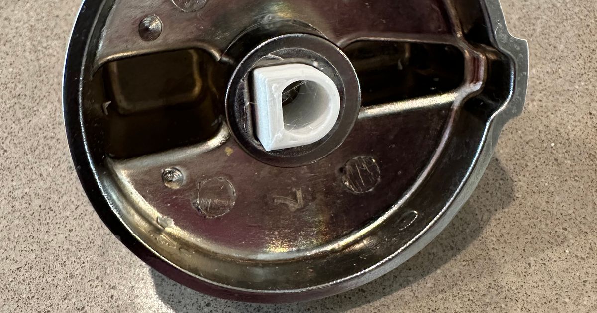 GE JB750SF2SS Burner Control Knob Insert by kahunamike | Download free ...