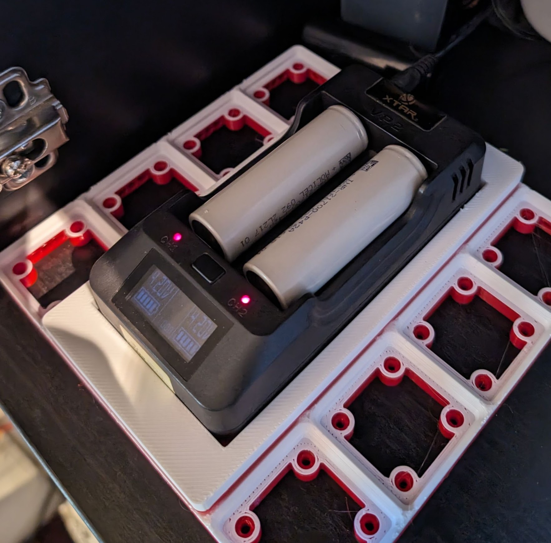 Gridfinity Xtar VP2 Charger Base by cdh | Download free STL model ...