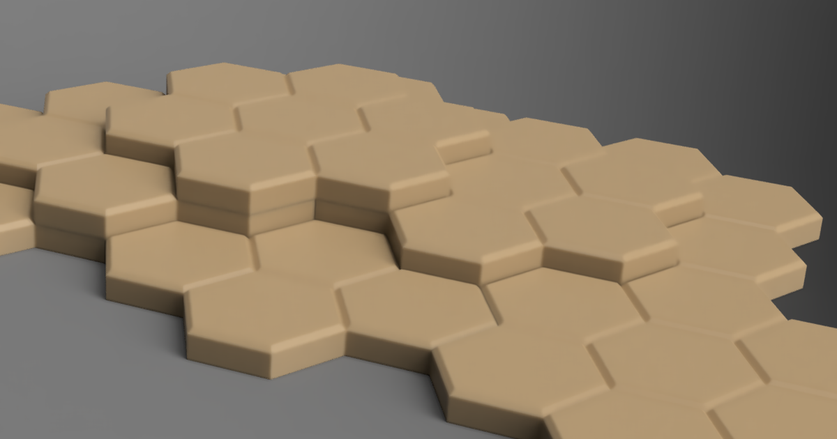 Hex Tiles by DavlorCreations | Download free STL model | Printables.com
