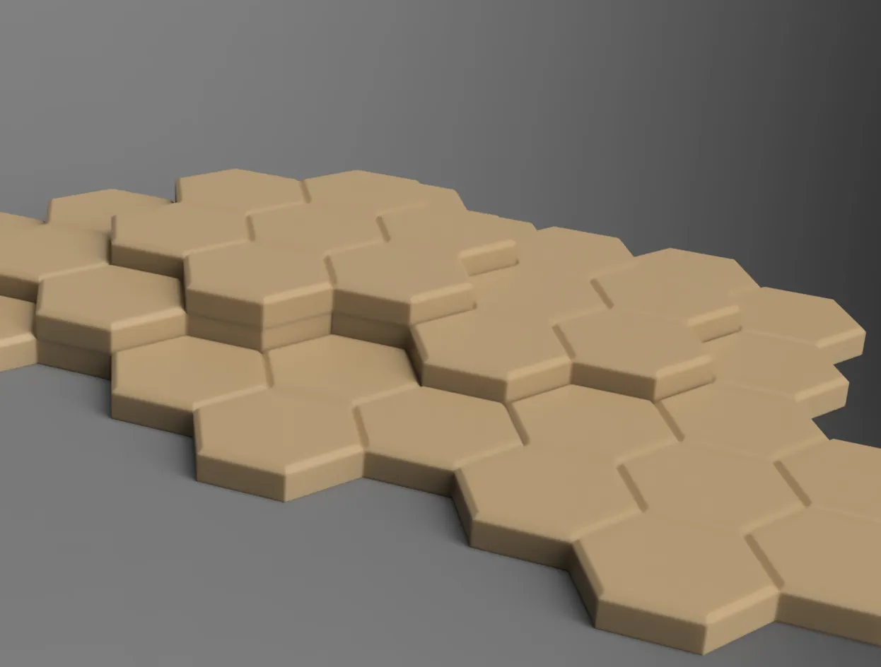Hex Tiles by DavlorCreations | Download free STL model | Printables.com