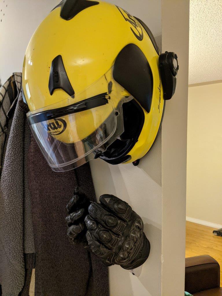 Motorcycle Helmet Hanger by Moto | Download free STL model | Printables.com