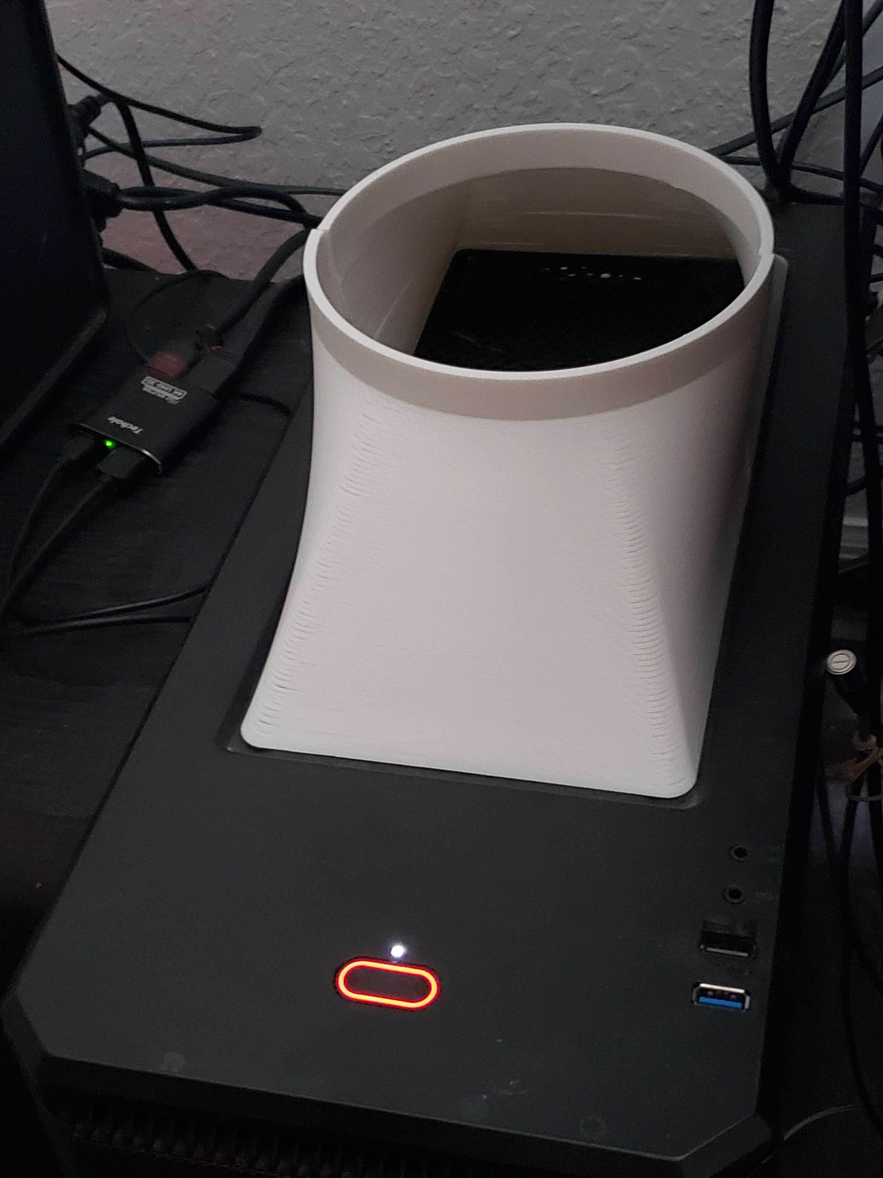 6in Duct to Phanteks P400A Top Radiator Fan Grille Vent Shroud by ...