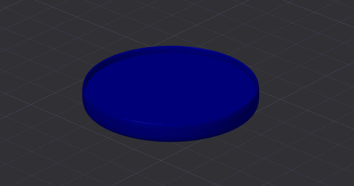 Challenge Coin Blank by OgMogul | Download free STL model | Printables.com