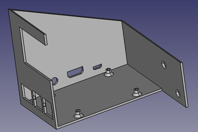 Ender 3 Raspberry Pi Octoprint Enclosure by Newton Pulsifer | Download ...
